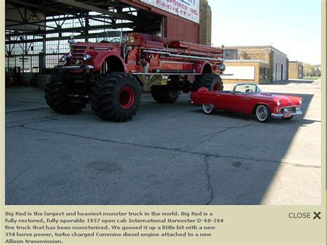 Big Red Worlds Largest Monster Truck Steve Flickr