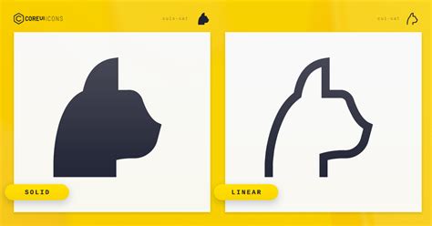Cat Icon · Linear · Coreui Icons · Svg Javascript Typescript And Webfont