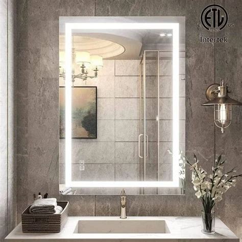 White Led Rectangular Mirror Touch Sensor At Best Price In Mumbai Id 2855458239197