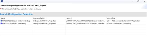 Unable To Debug Using Mcu Link Or Segger Plus Nxp Community