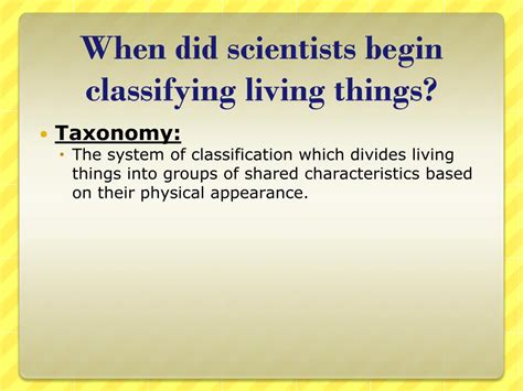 Ppt Taxonomy Powerpoint Presentation Free Download Id 6495578