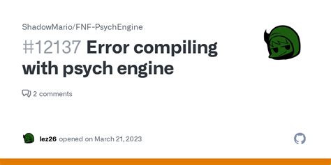 error compiling with psych engine · issue 12137 · shadowmario fnf