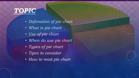 Pie Chartpptx Healthy Cooking And Eating Food And Drink