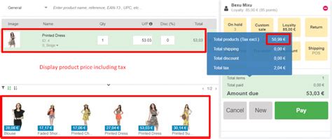 Display Tax In Shopping Cart Rock Pos The Number 1 Prestashop Pos