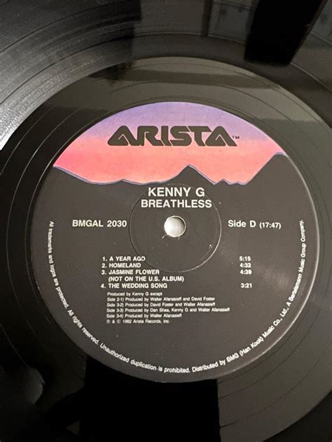 Kenny G Breathless Double Lp Hobbies And Toys Music And Media Vinyls On