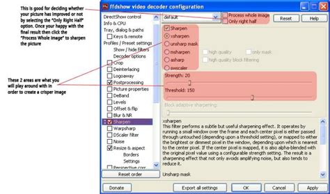 Setting Up Codecs Using FFDShow Windows Media Center Emby Community