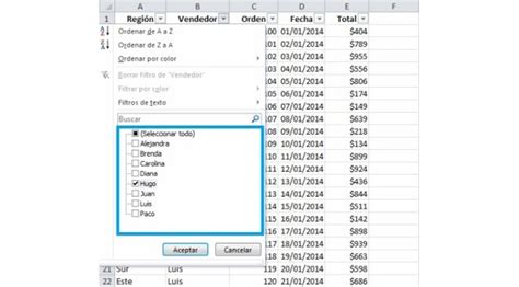 Cómo Funcionan Los Filtros En Excel De Manera Sencilla