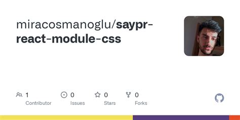 Github Miracosmanoglu Saypr React Module Css