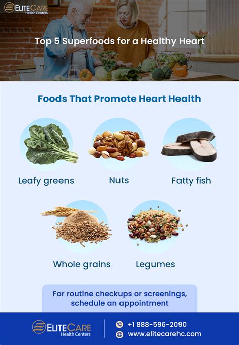 Top 5 Superfoods For A Healthy Heart Elitecare Hc