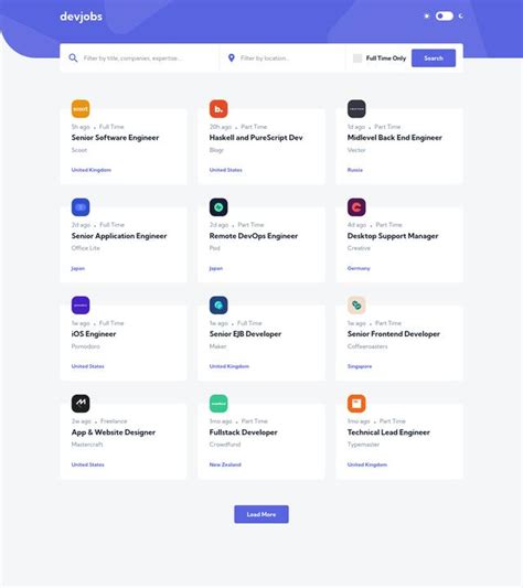frontend mentor job board application built in angular angular
