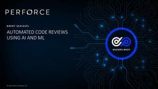Automated Code Reviews With AI And ML DevOps Next PDF Computer Software And Applications