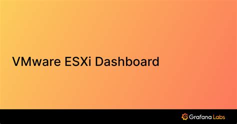 Vmware Esxi Dashboard Grafana Labs