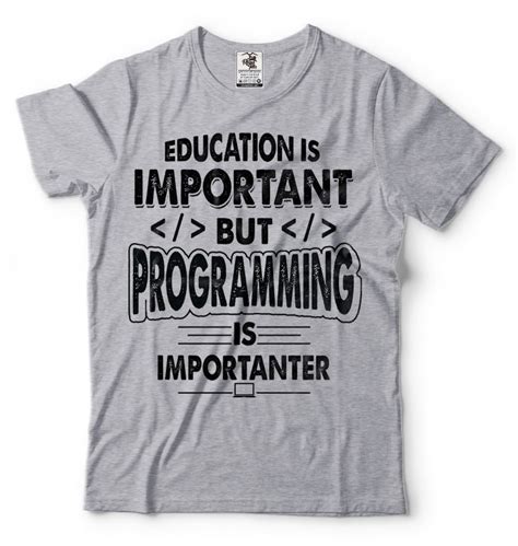 Programming T Shirt Funny Programmer Shirt Cool Graphic Etsy