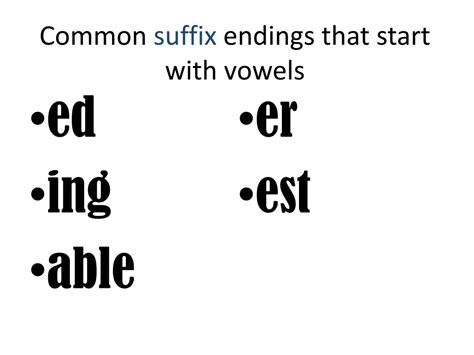 PPT Learning Objective Today We Will Spell Suffixes Endings Of Words Correctly PowerPoint