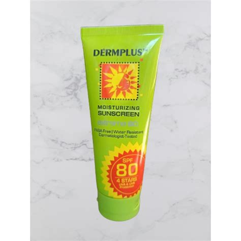 Dermplus Moisturizing Sunscreen Spf 80 Shopee Philippines