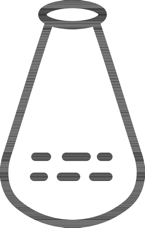 Chemical Flask Icon In Line Art 24367308 Vector Art At Vecteezy