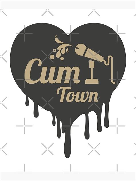 Cum Town Poster For Sale By Abs Originals Redbubble