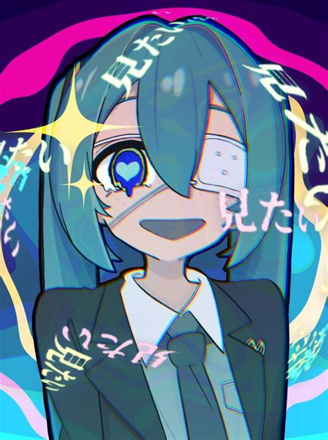 Hatsune Miku Monitoring Drawn By Spacecrab Danbooru