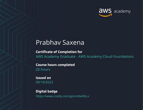 Prabhav Saxena On Linkedin Aws Cloudfoundations