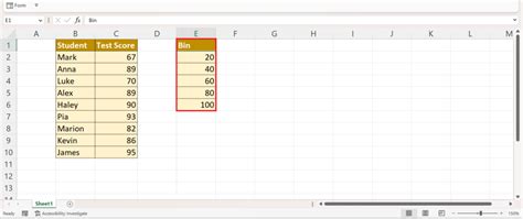 How To Perform Data Binning In Excel Sheetaki