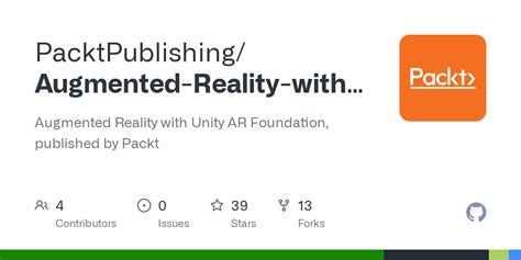Github Packtpublishingaugmented Reality With Unity Ar Foundation