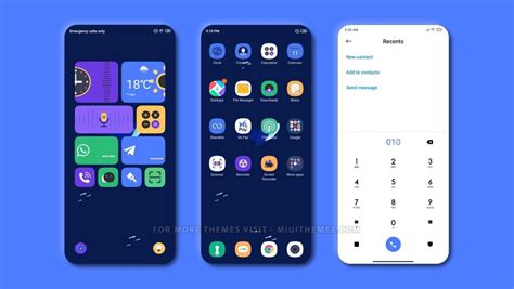 Deep Blue MIUI Theme Best Elegant And Minimal Theme For Xiaomi Devices