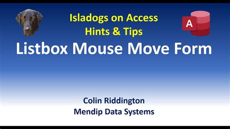 Listbox Mouse Move Form Youtube