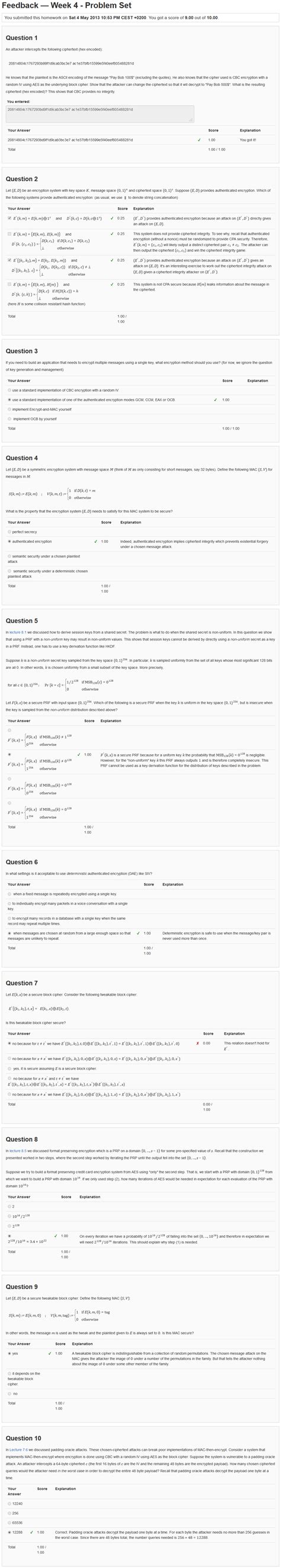 week 4 problem set free solved quizzes for your check