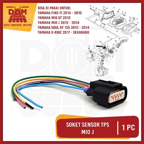 Jual Soket Sensor Tps Mio J 5 Kabel Psp Sensor Gas Socket Swit Switch Sensor Tvs Yamaha Soul