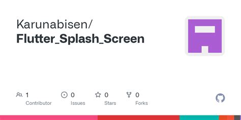 Github Karunabisenfluttersplashscreen