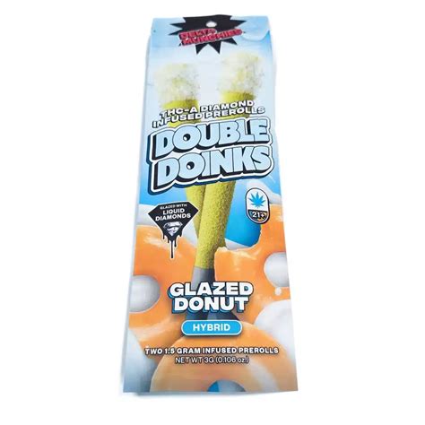 Delta Munchies Double Doinks Glazed Donut Pre Rolls Review