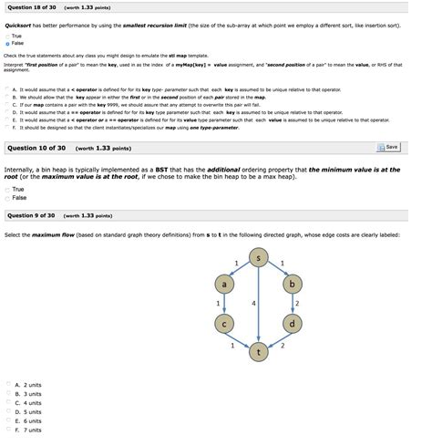 Solved Quicksort Has Better Performance By Using The