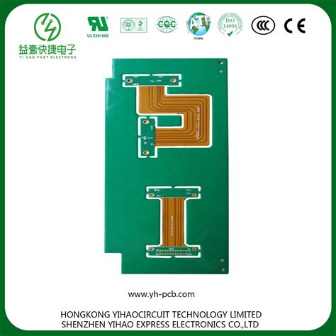 Flexible Rigid Printed Circuit Board Pcb Design Green Black Oil For Automotive Flex Rigid Pcb
