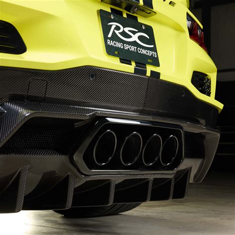 Racing Sport Concepts C8 Z06 Gtz Rear Diffuser Carbon Fiber