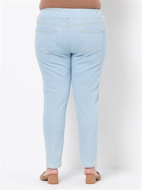 Buy Plus Size Stretch Denim Slim Leg Jean Online