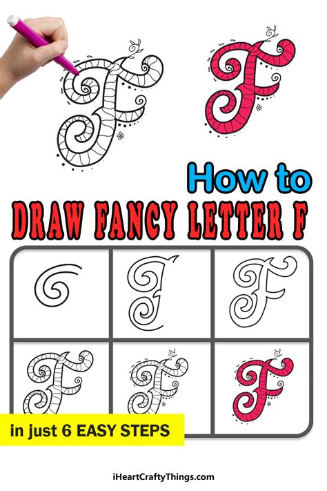 Fancy Letter F Draw Your Own Fancy Letter F In 6 Easy Steps