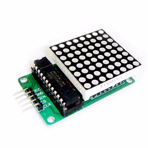 MAX Dot Matrix Module For Arduino Microcontroller In Display RED