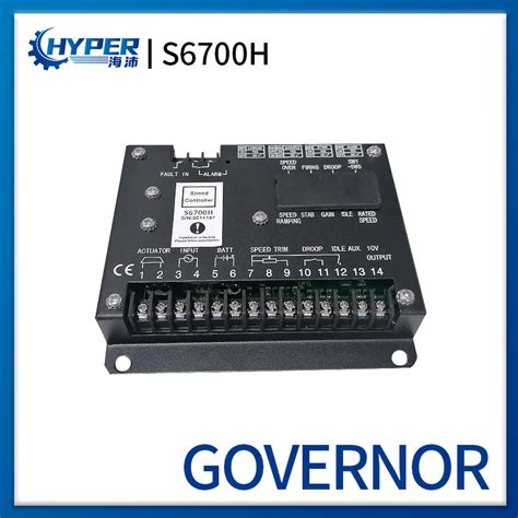 Generator Speed Control Unit Engine Generator Speed Controller Governor
