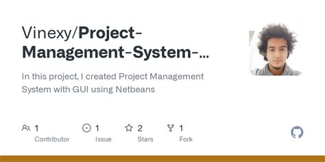 GitHub Vinexy Project Management System With GUI Using Netbeans JAVA