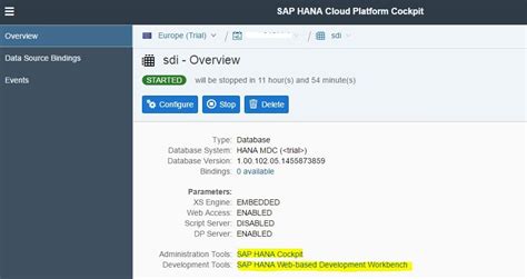 Step By Step Setup Sdi For Your Hcp Trial Account Sap Community