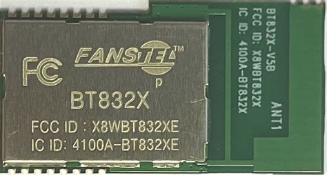Bt832x Bt832xe The Longest Range Bluetooth 5 Module — Fanstel