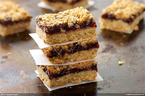 Oatmeal Raspberry Bar Cookies Recipe