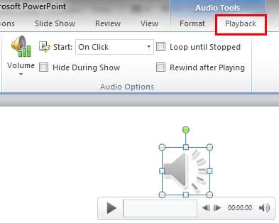 Sound Across Specific Slides In PowerPoint For Windows