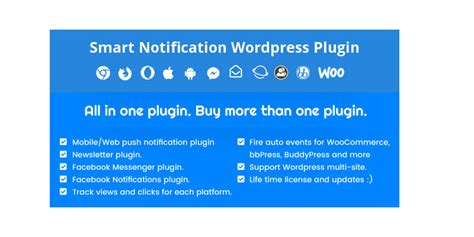 最新版 Smart Notification插件免费下载wordpress智能通知插件 晓得博客 免费资源