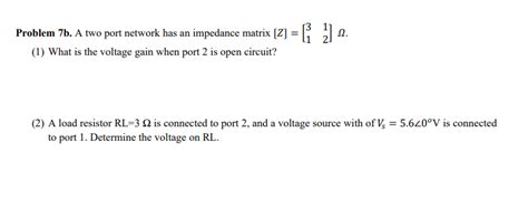 Solved Problem Pt Solve One Of The Following Two Chegg Com