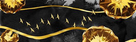 추상 기하학 유화 현관 황금 배경 현대 미술 벽의 패션 프리미엄 사진