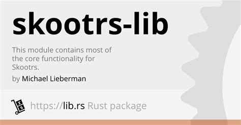 Skootrs-lib — Rust web dev library // Lib.rs