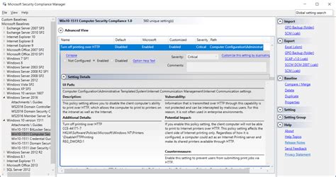 Create View And Import Security Baselines With Security Compliance