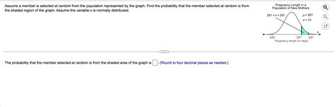 Solved Assume The Random Variable X Is Normally Distributed