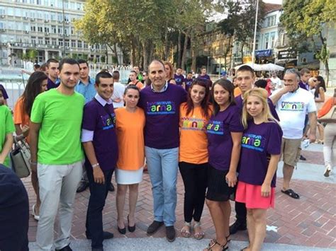 Цветанов С младежката група на ГЕРБ подкрепихме Варна за Европейската младежка столица през